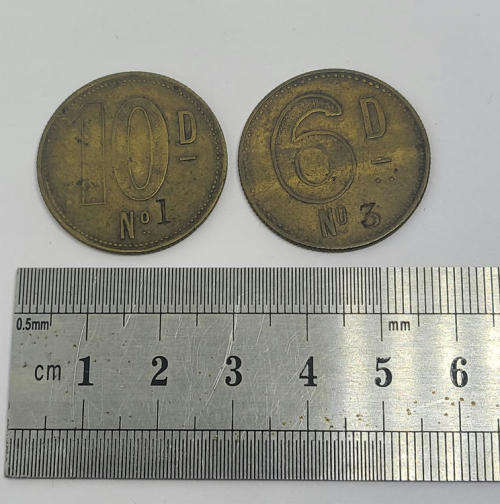 Tokens - Osborne, Garret and Co barber checks - Tokens - 6d and 10d was ... Tokens - Osborne, Garret and Co barber checks - Tokens - 6d and 10d was ...